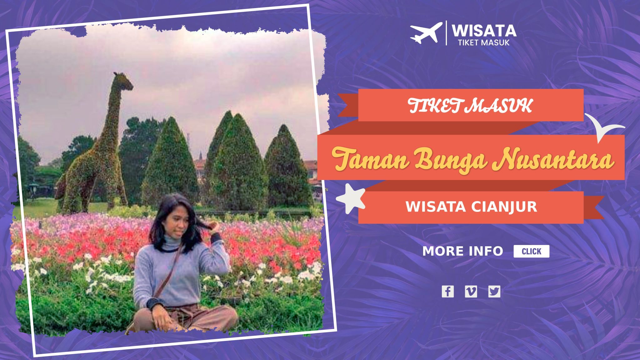 Tiket Masuk Taman Bunga Nusantara, Nikmati Pemandangan dengan 11 Nuansa ...